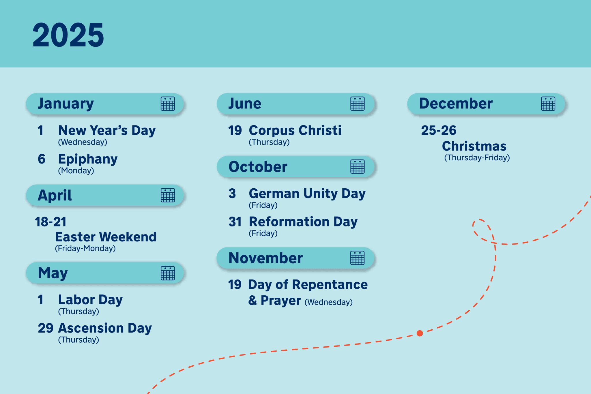 Bank holidays in Germany 2025 | MEININGER Hotels