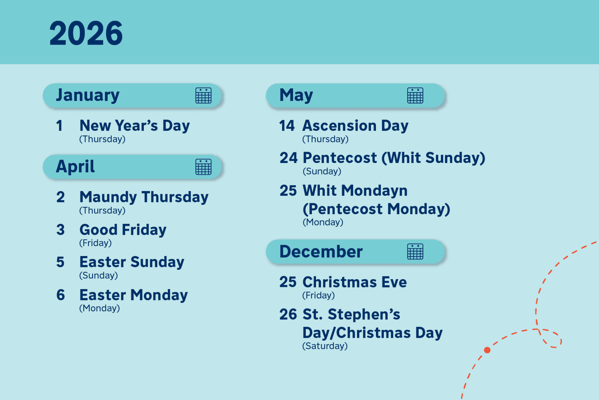 Denmark bank holidays 2026 | MEININGER Hotels